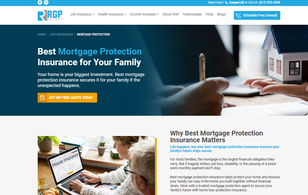 Best Mortgage Protection Insurance | Family Security